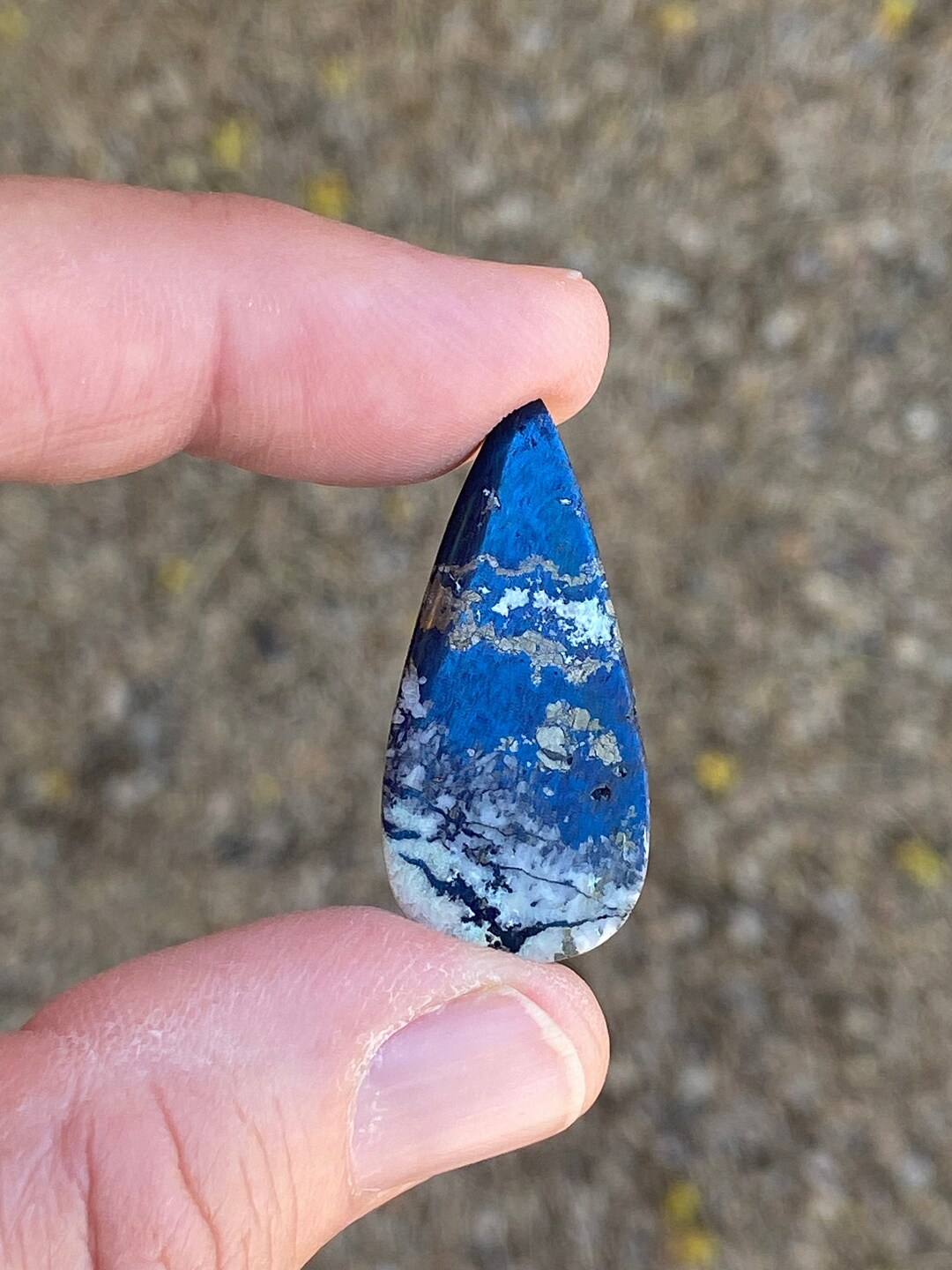 Covellit Cabochon 26,57ct - Etsy.de