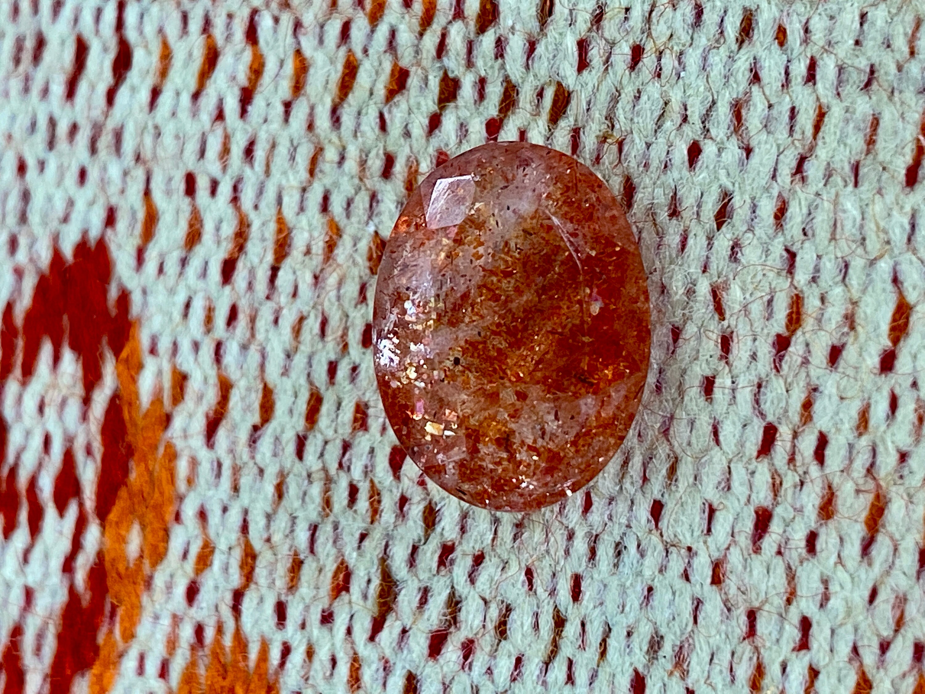 Sunstone Faceted From India 3.82ct - Etsy UK