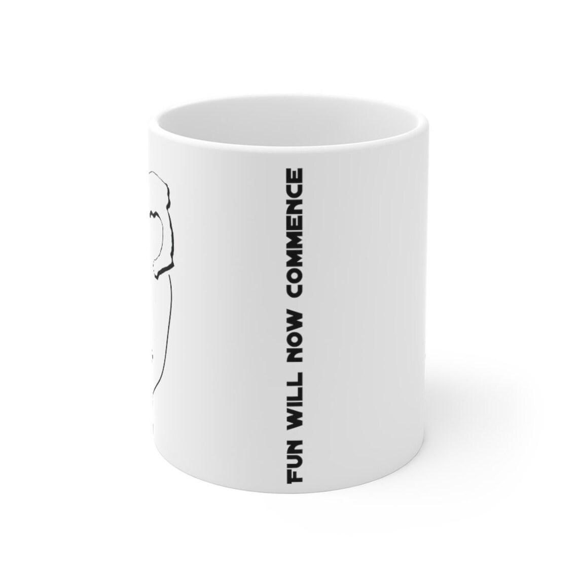 Drawing Seven of Nine Mug 11oz - Fun Will Now Commence Star Trek ...