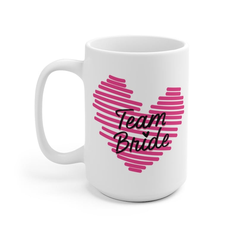 Team Bride Ceramic Wedding Hen Do Novelty Cup Present Wedding - Etsy