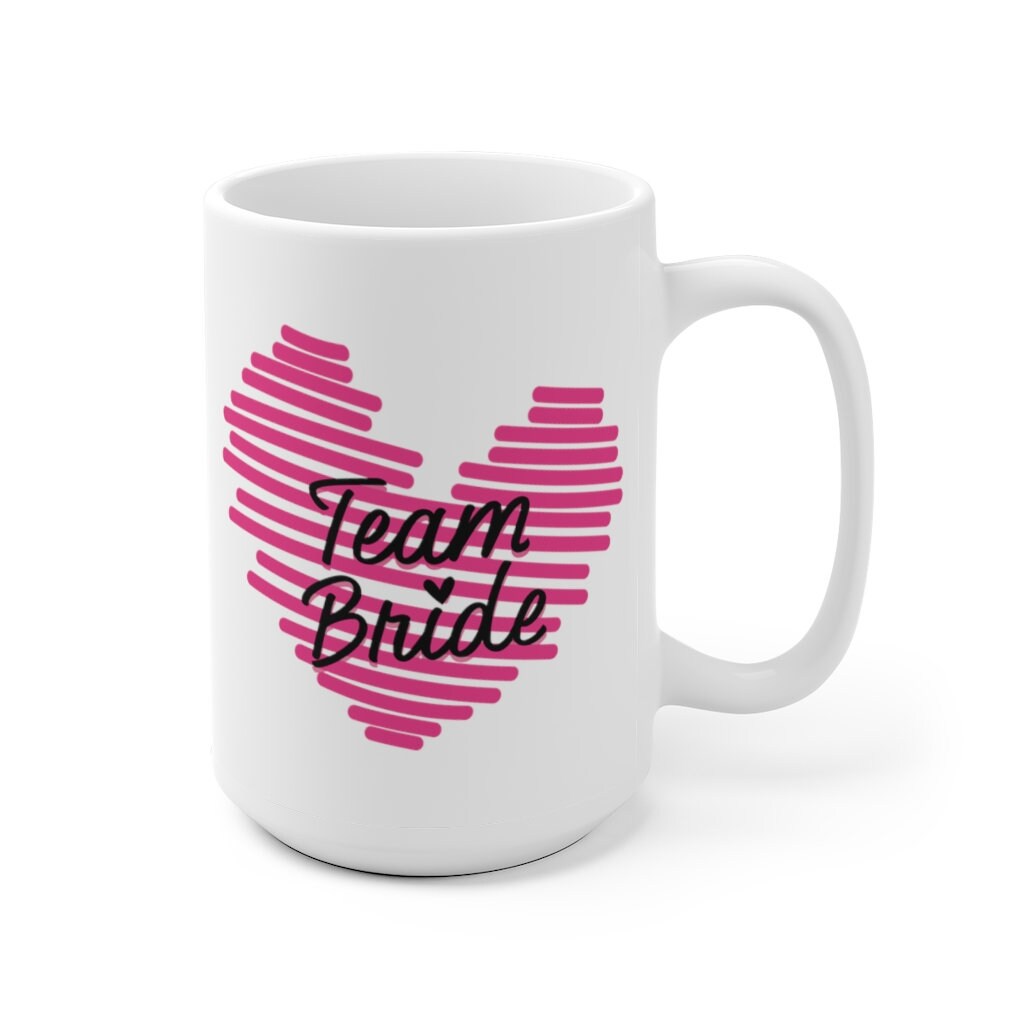 Team Bride Ceramic Wedding Hen Do Novelty Cup Present Wedding - Etsy