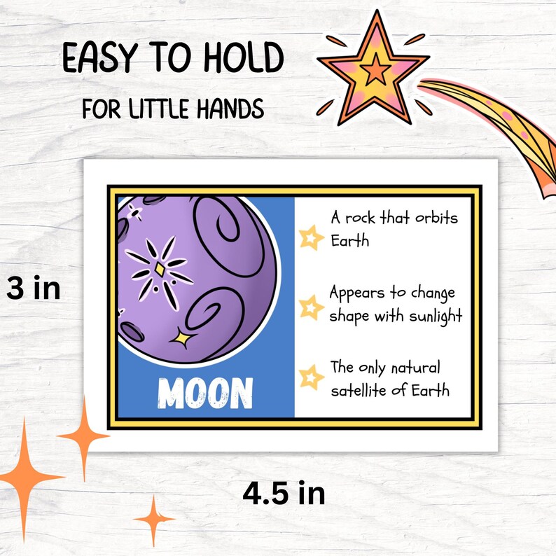 Outer Space Flashcards for Kids Space Vocab and Astronomy Study ...