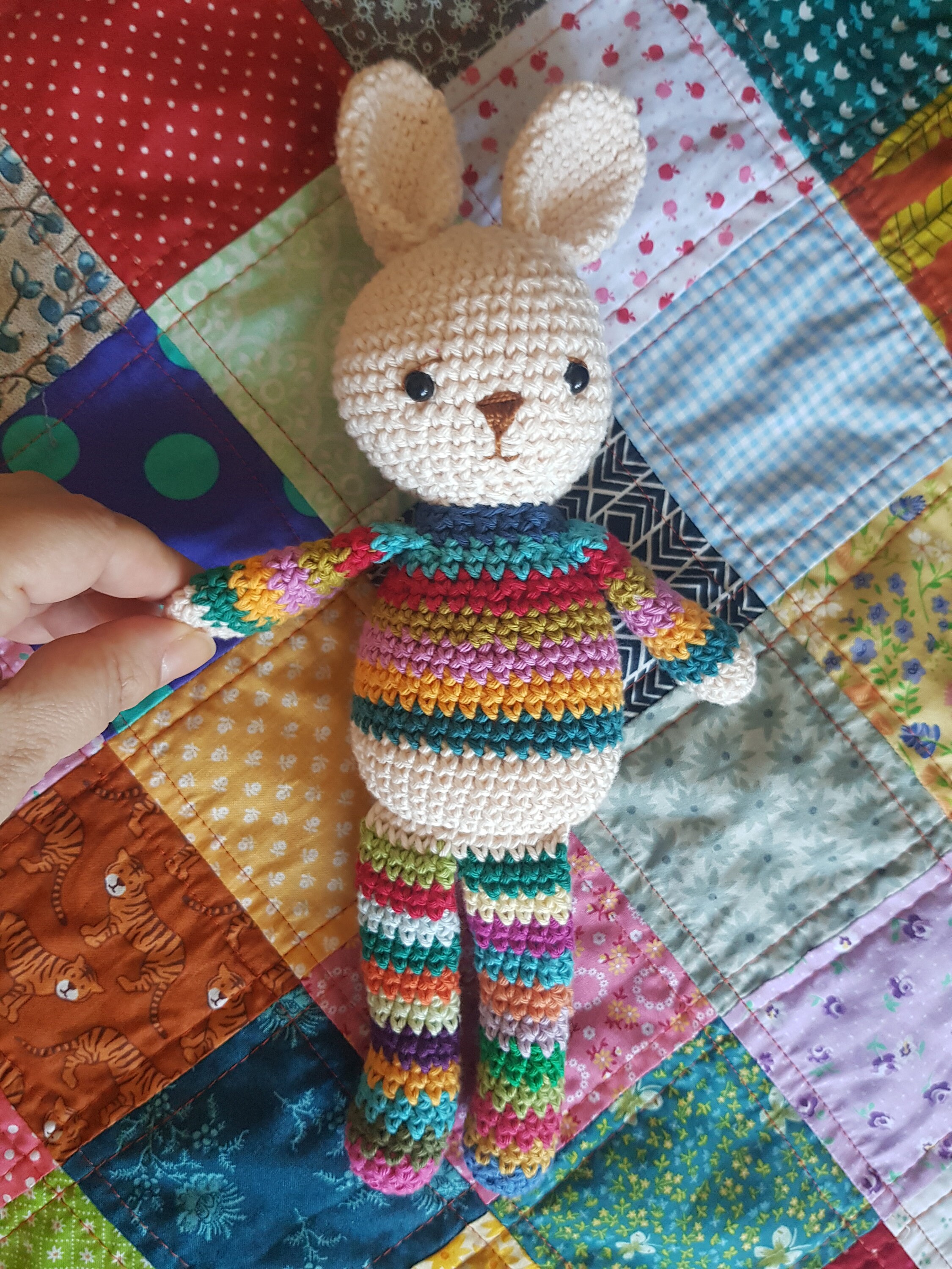 Jojo the Bunny Pattern, Pdf File to Download, Clear Instructions, Step ...