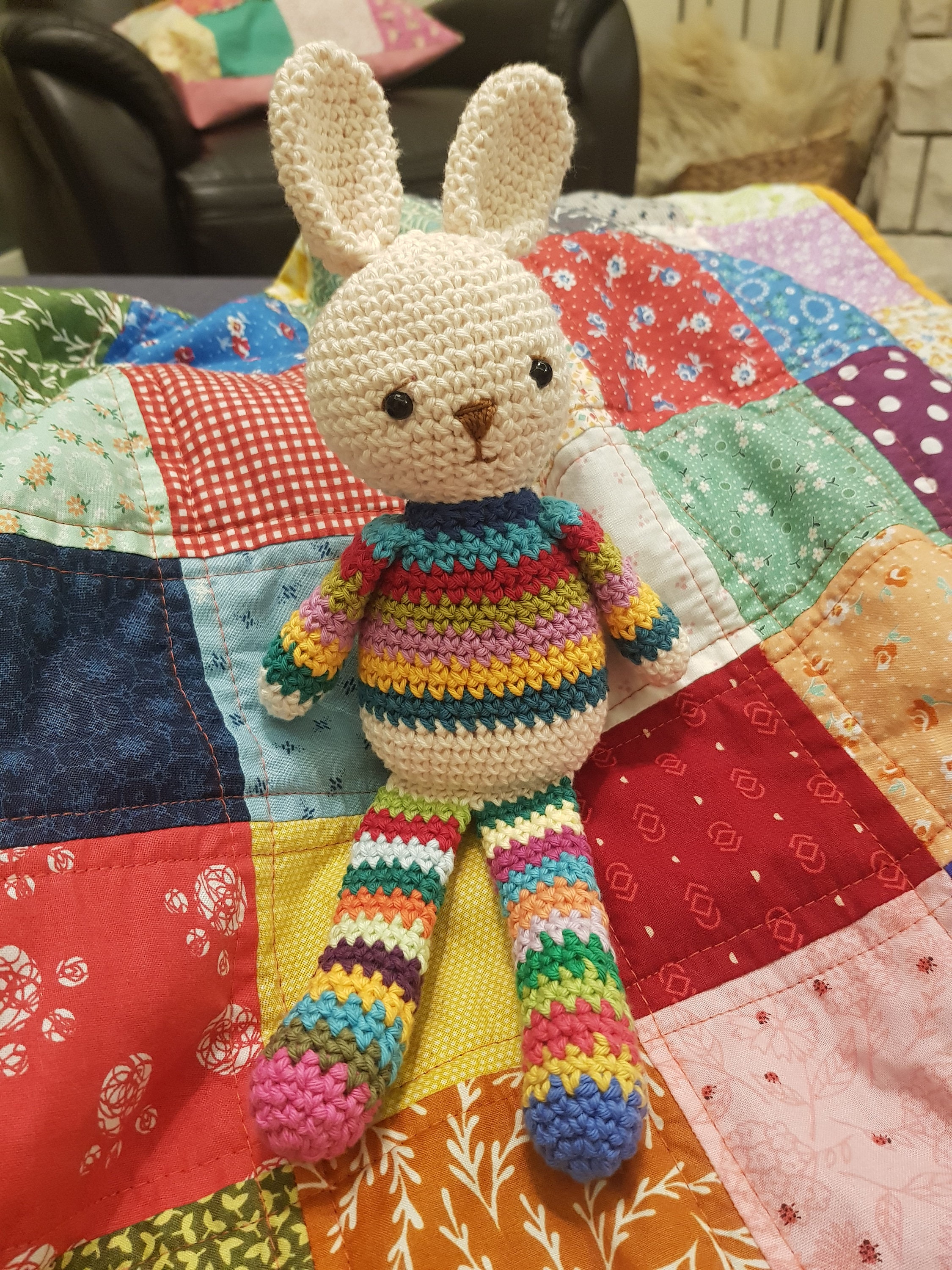 Jojo the Bunny Pattern, Pdf File to Download, Clear Instructions, Step ...