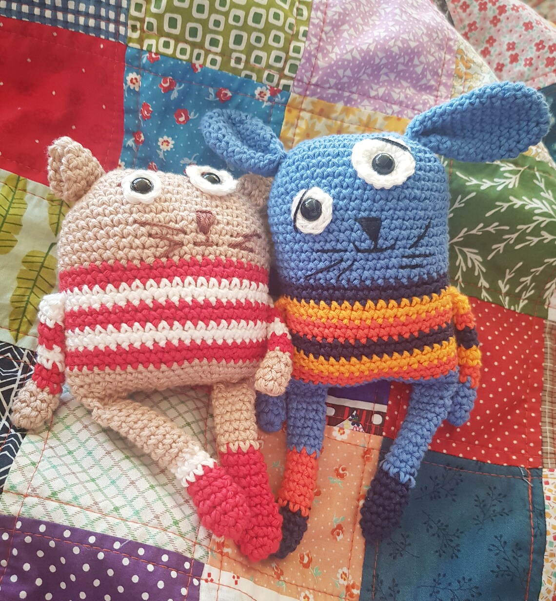 Cute Monsters Pattern, Pdf File to Download, Clear Instructions, Step ...