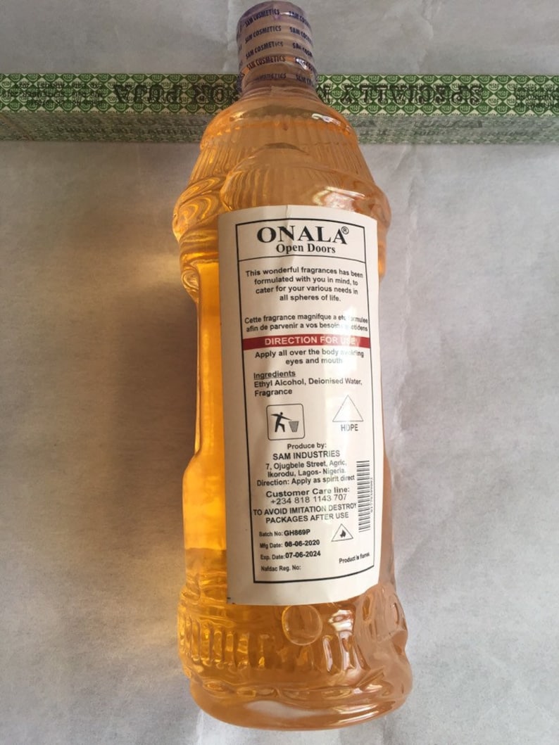 150ml ONALA OPEN DOORS Eau Perfume Fasting Praying Success Peace ...
