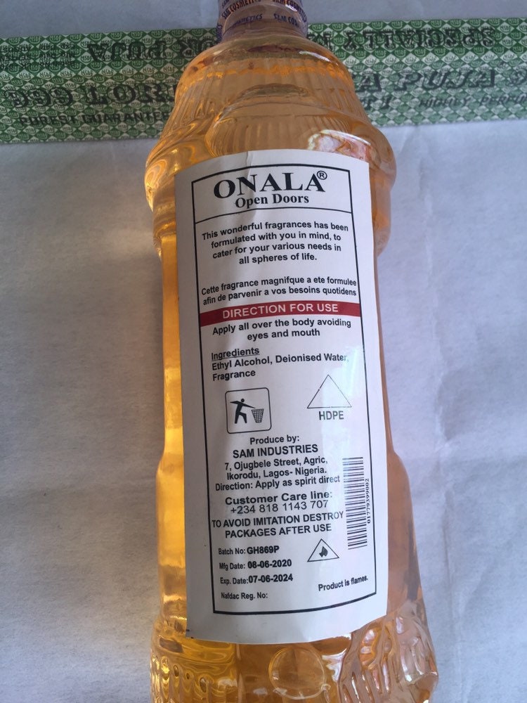 150ml ONALA OPEN DOORS Eau Perfume Fasting Praying Success Peace ...