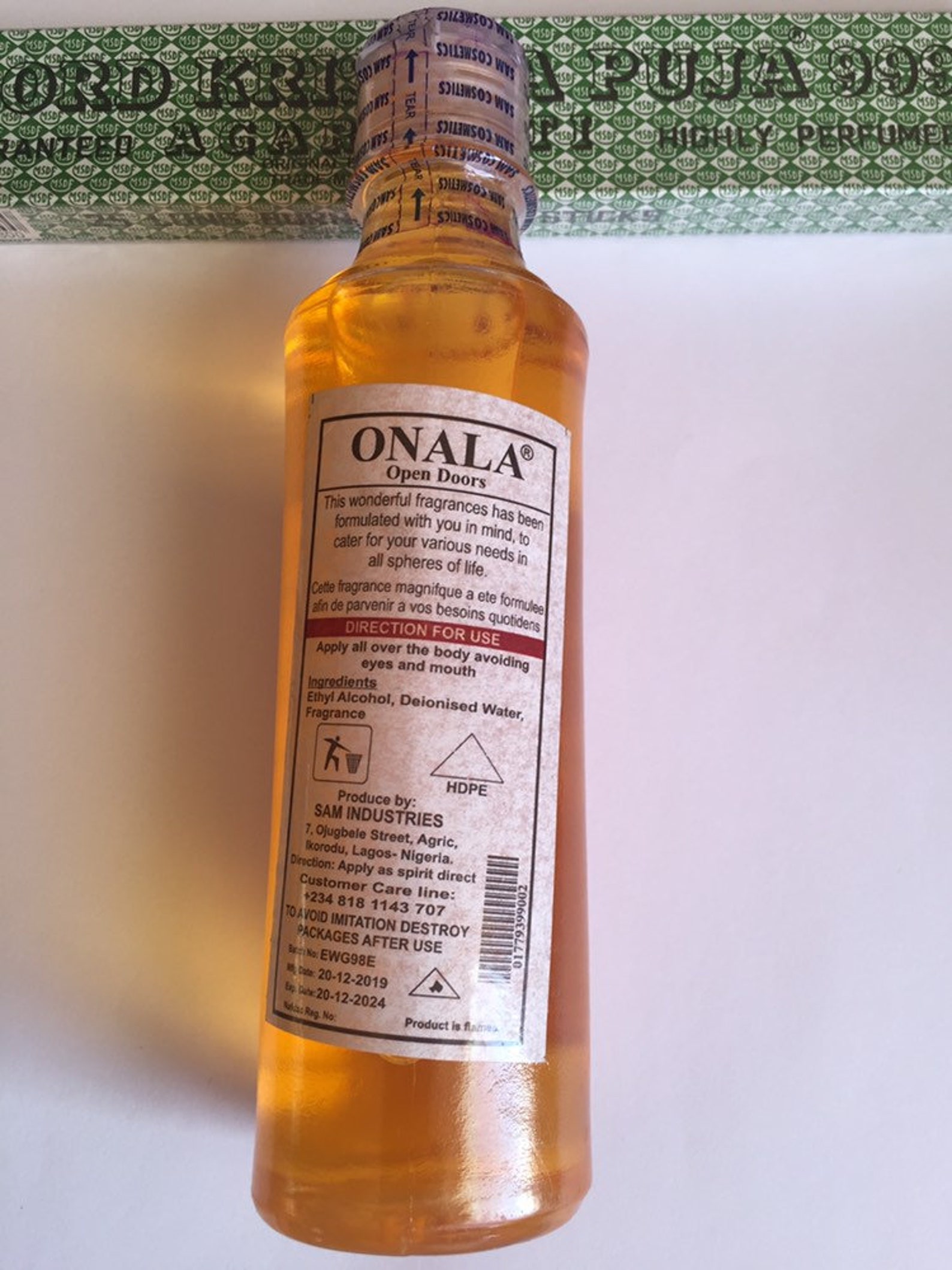 150ml ONALA OPEN DOORS Cologne Fasting Praying Success Peace | Etsy