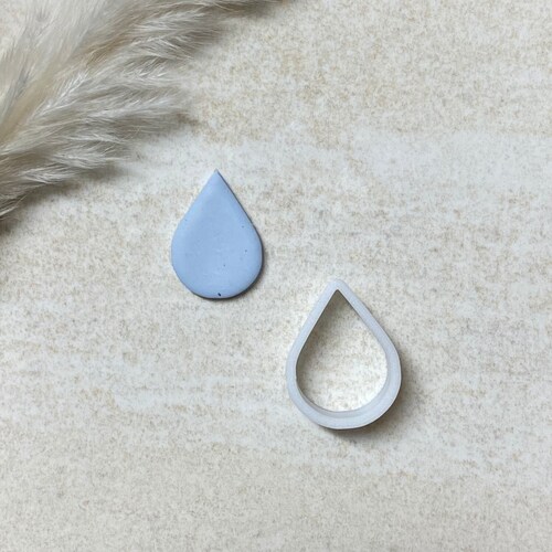Tear Drop Shape Clay Cutter polymer Clay Cuttersearring - Etsy