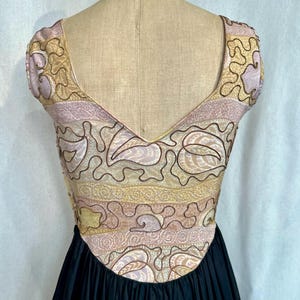 Vintage 1940s/50s XS Basque Waist Full Skirt Evening Dress - Etsy