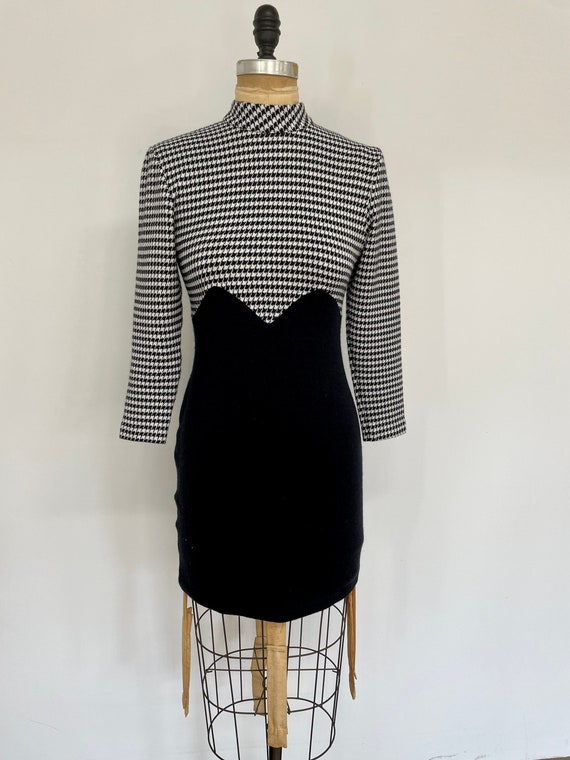 vintage houndstooth dress - Gem