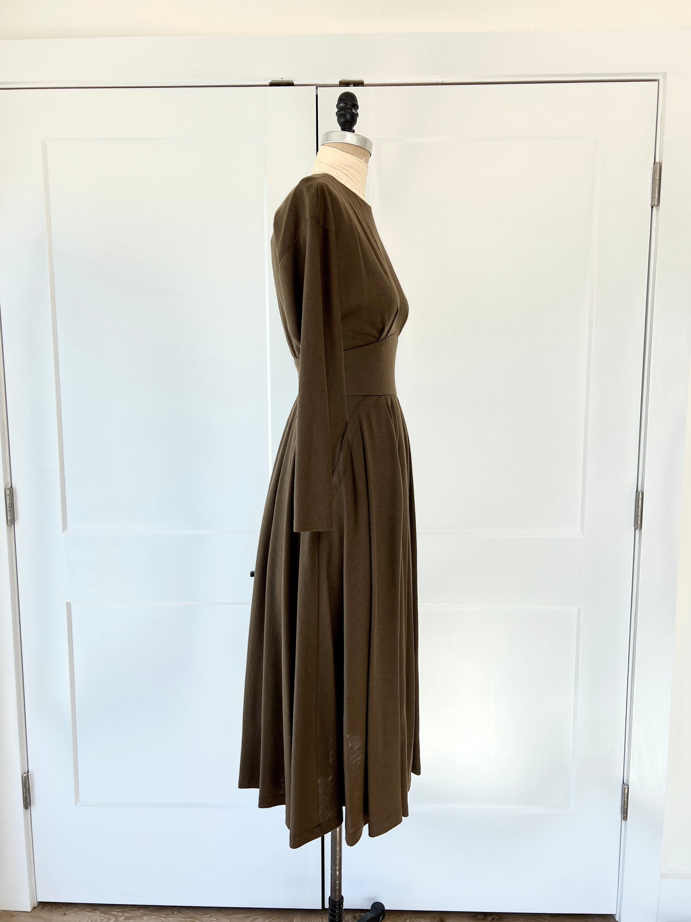 1980s St. Gillian by Kay Unger Long Sleeve Fit & Flare MIDI Dress - Etsy