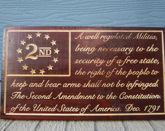 2nd Amendment Sign | Etsy