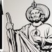 San Judas Tadeo (saint Jude) Car Sticker Decal Calcomania De Vinyl 6" X ...