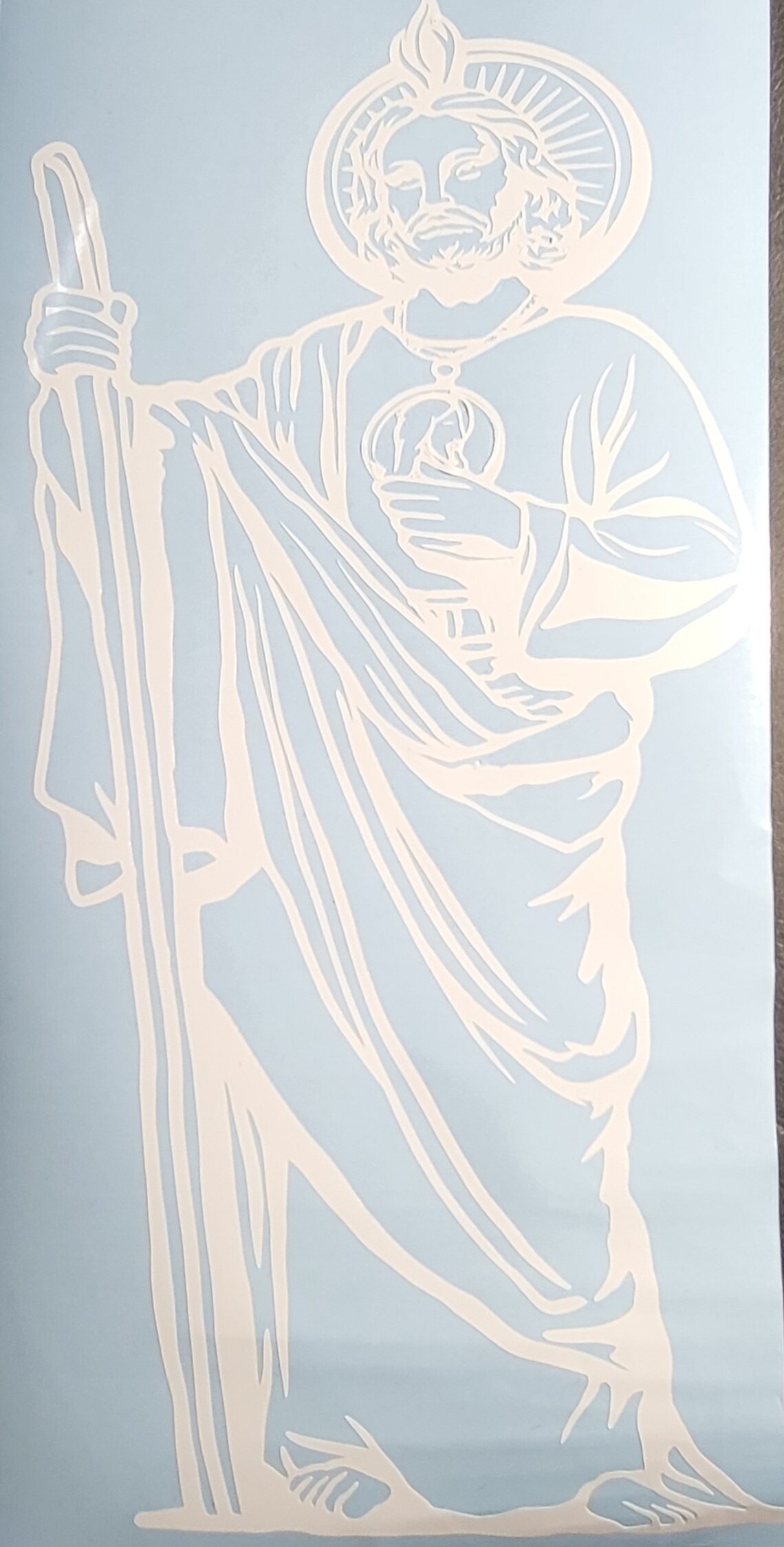 San Judas Tadeo (saint Jude) Car Sticker Decal Calcomania De Vinyl 6" X ...