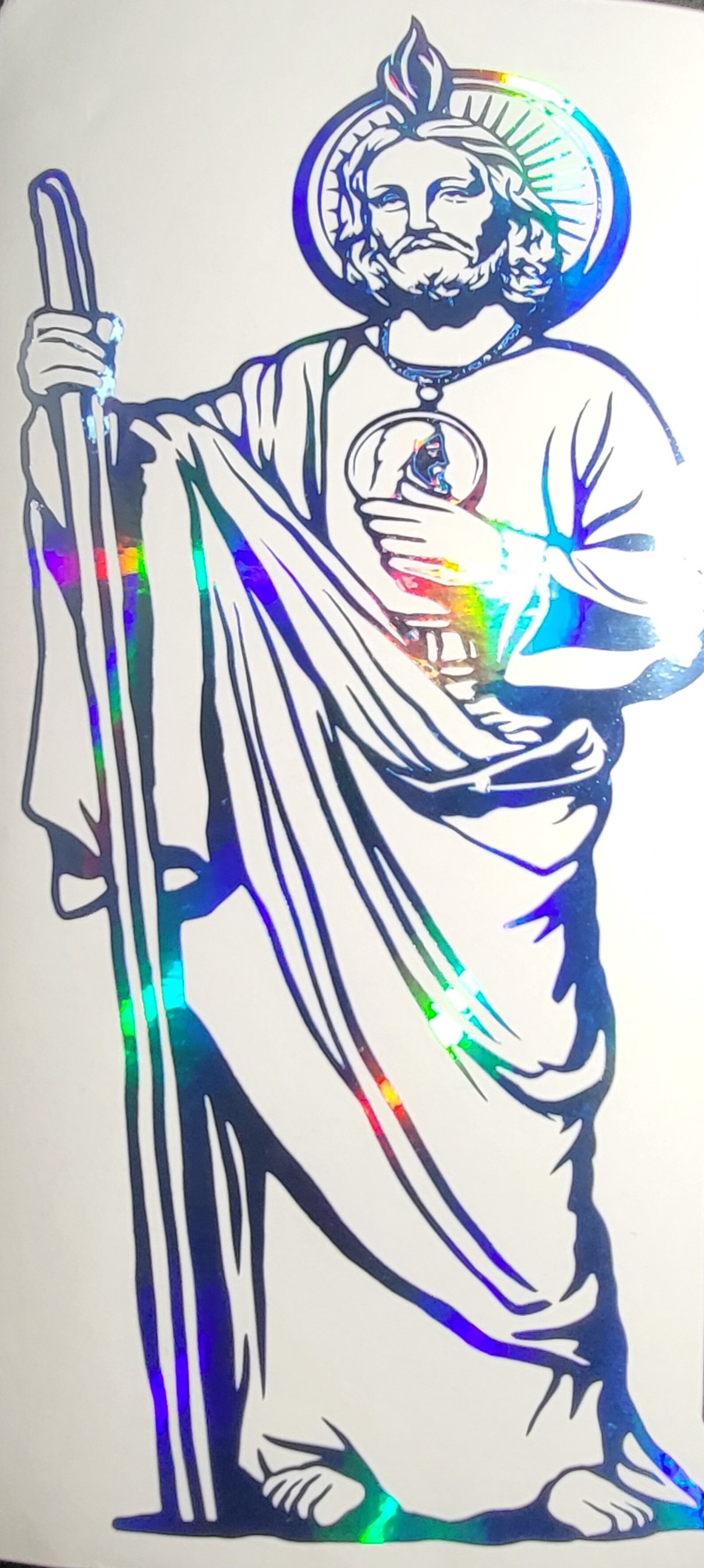 San Judas Tadeo (saint Jude) Car Sticker Decal Calcomania De Vinyl 6" X ...