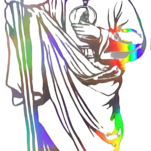 San Judas Tadeo (saint Jude) Car Sticker Decal Calcomania De Vinyl 6" X ...