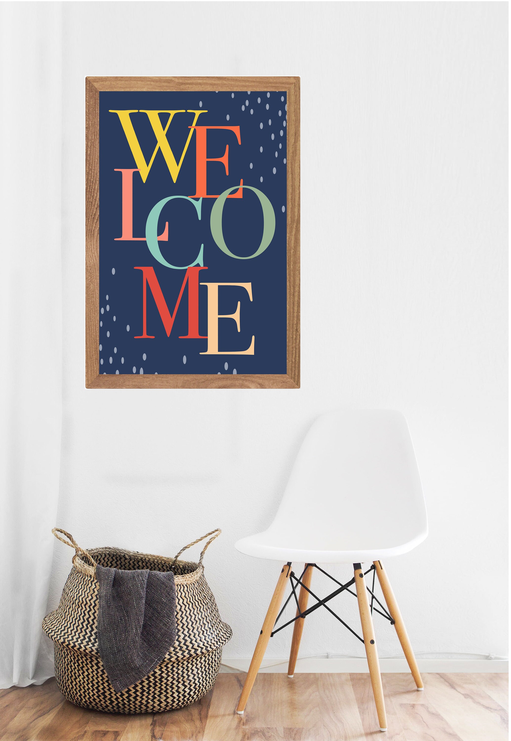 Printable "welcome" Typography Art Print/wall Decor - Digital File ...