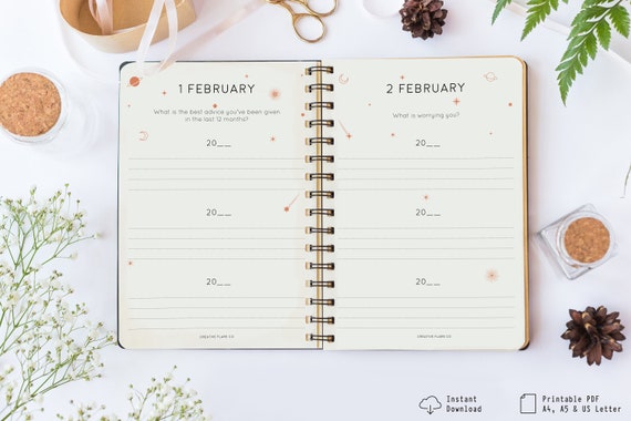 One Line a Day A Sentence a Day Printable Journal Ultimate | Etsy UK