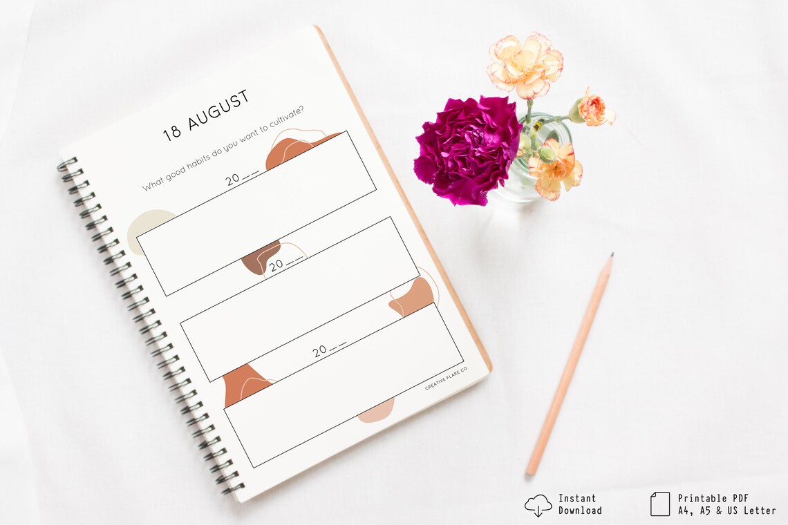 One Line A Day Journal A Sentence A Day Diary Undated Memory - Etsy