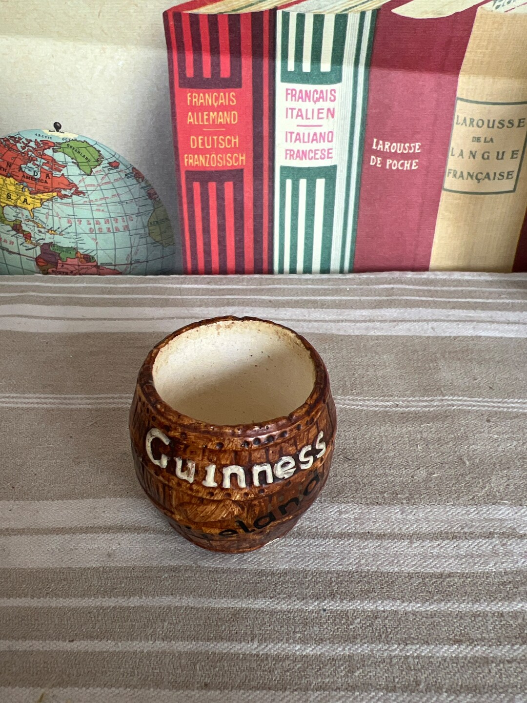 A Rare Guinness Ireland Ceramic Egg Cup in the Shape of a Barrel - Etsy