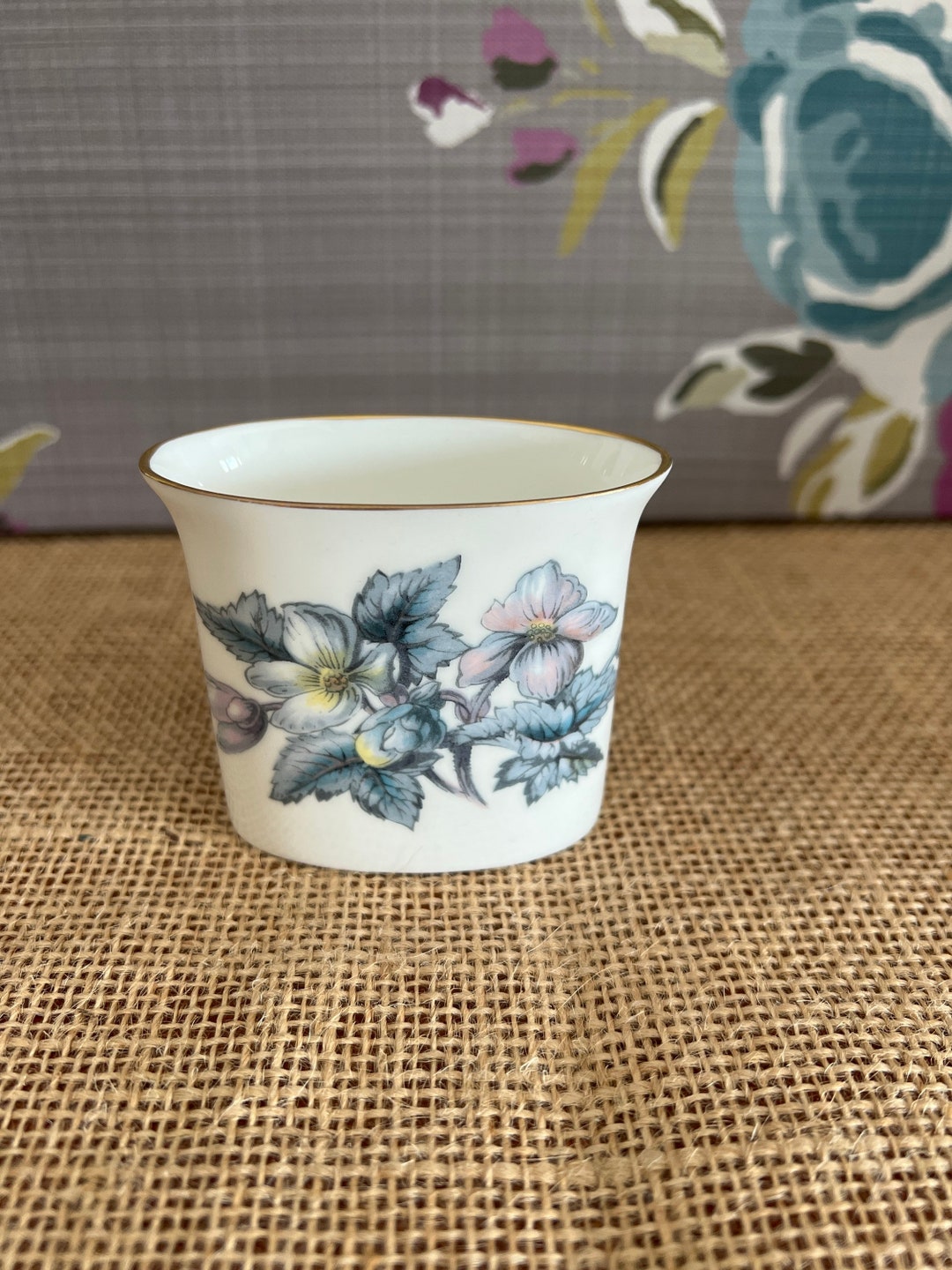 Royal Worcester Fine Bone China Floral Design White Porcelain Vase, Pot ...