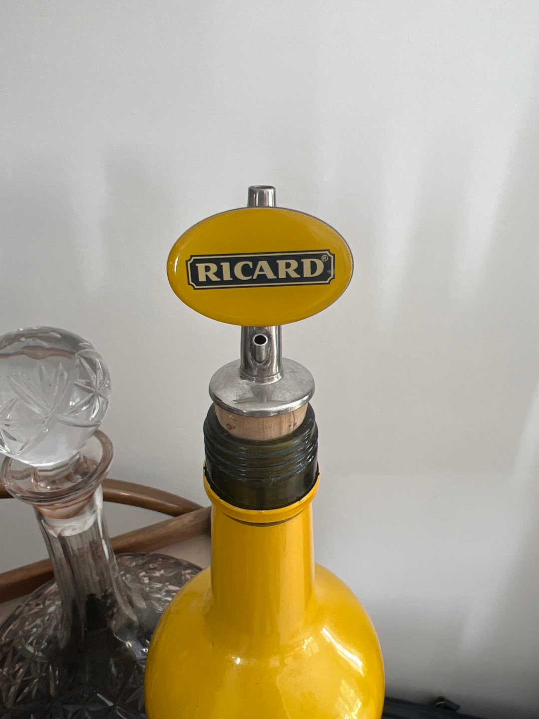 An Original French Iconic Ricard Yellow Barware Bottle Stopper - Etsy