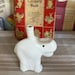 A Really Cute Rare Vintage White Ironstone Elephant Pie Funnel by ...
