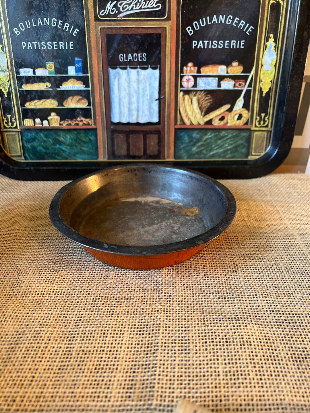 A Very Well Used Red Outer Skyline England Pie Dish - Etsy