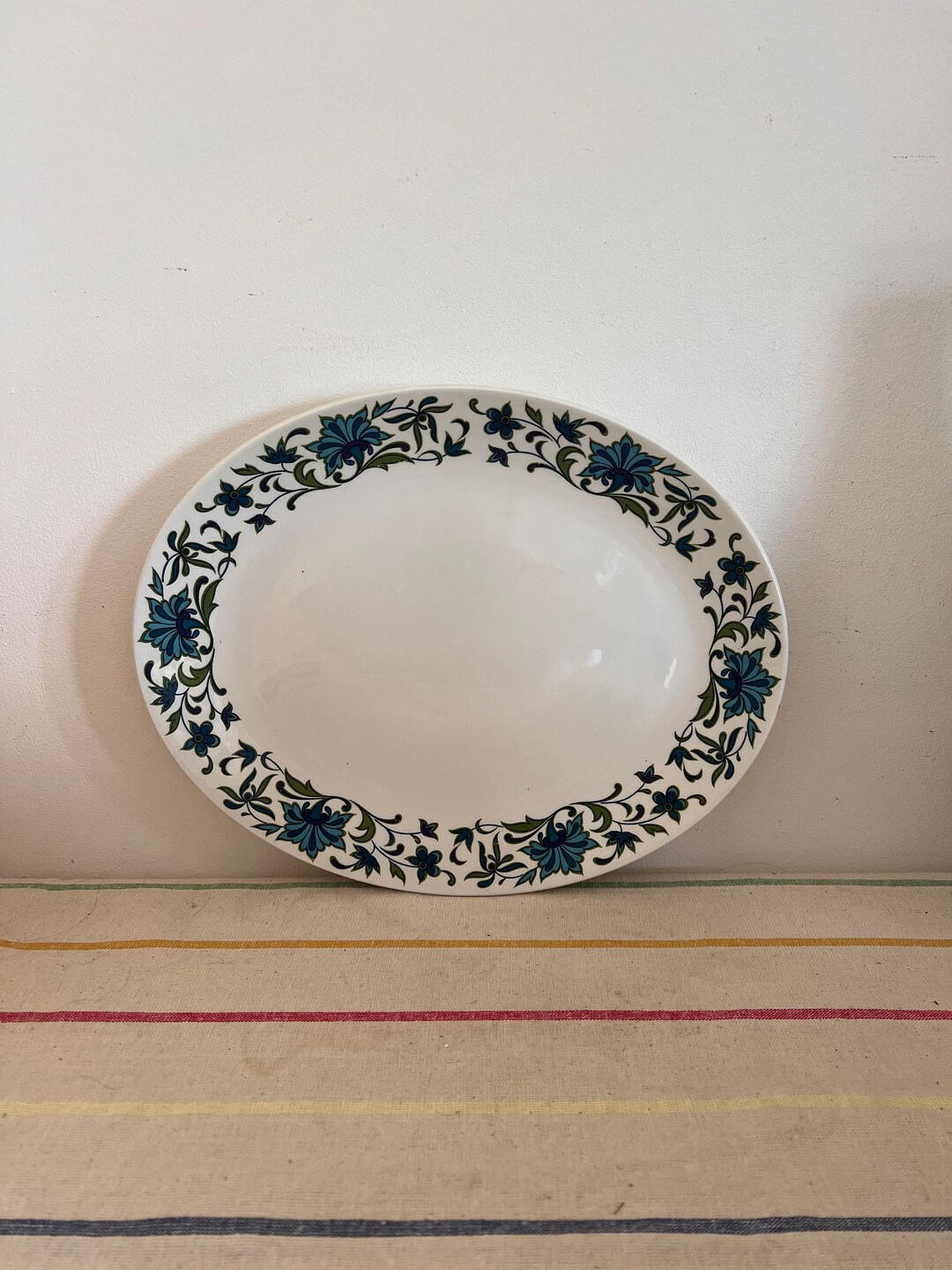 A Jessie Tait Midwinter Spanish Garden Pattern Staffordshire 12" Width ...