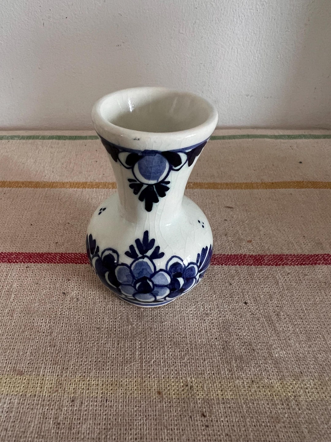 An Antique Delft Blue De Delfts Pauw Factory, the Delft Peacock Dutch ...