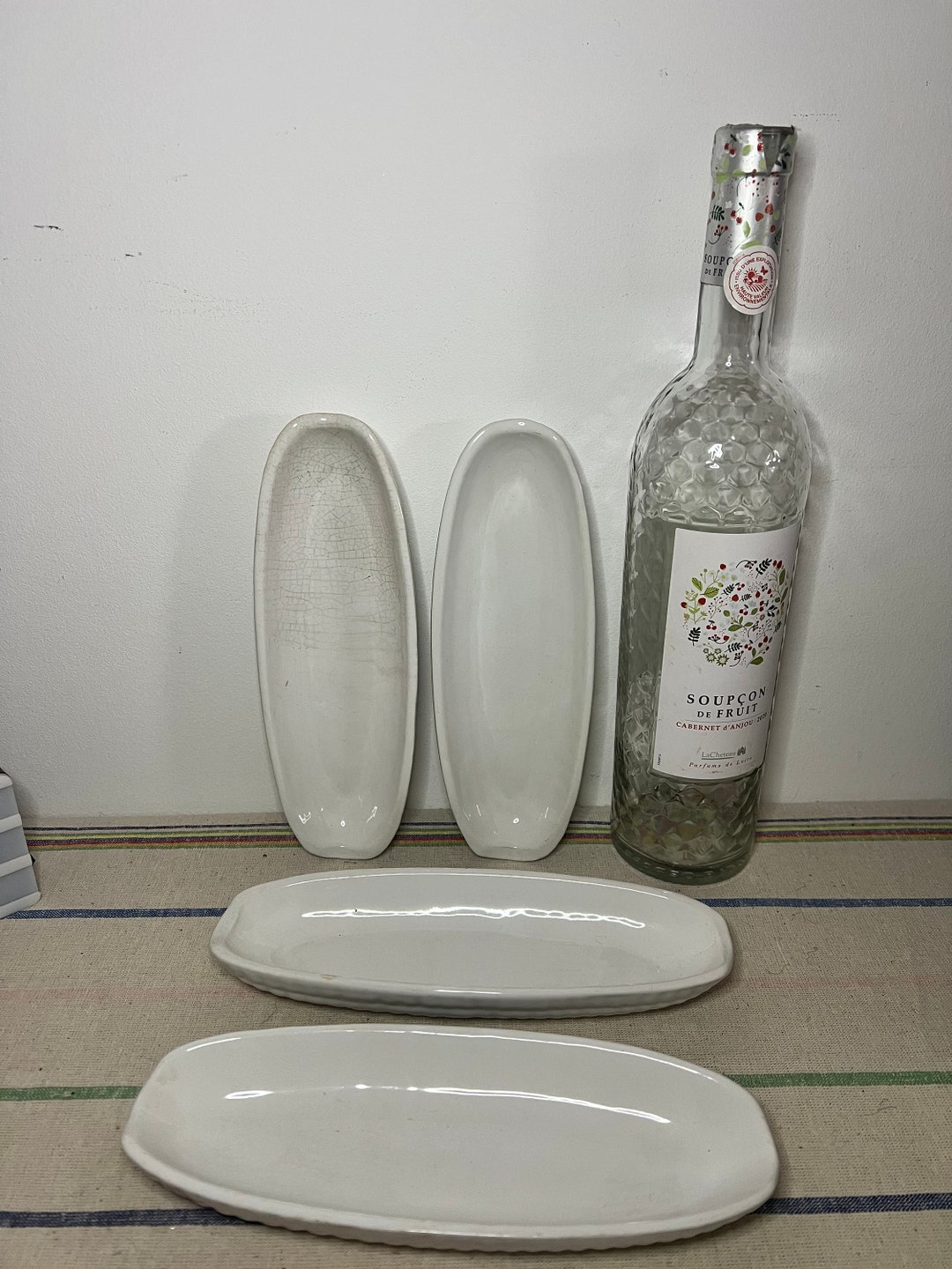 A Set of Four Vintage White Ceramic ICTC 1960s Sweetcorn Dishes - Etsy