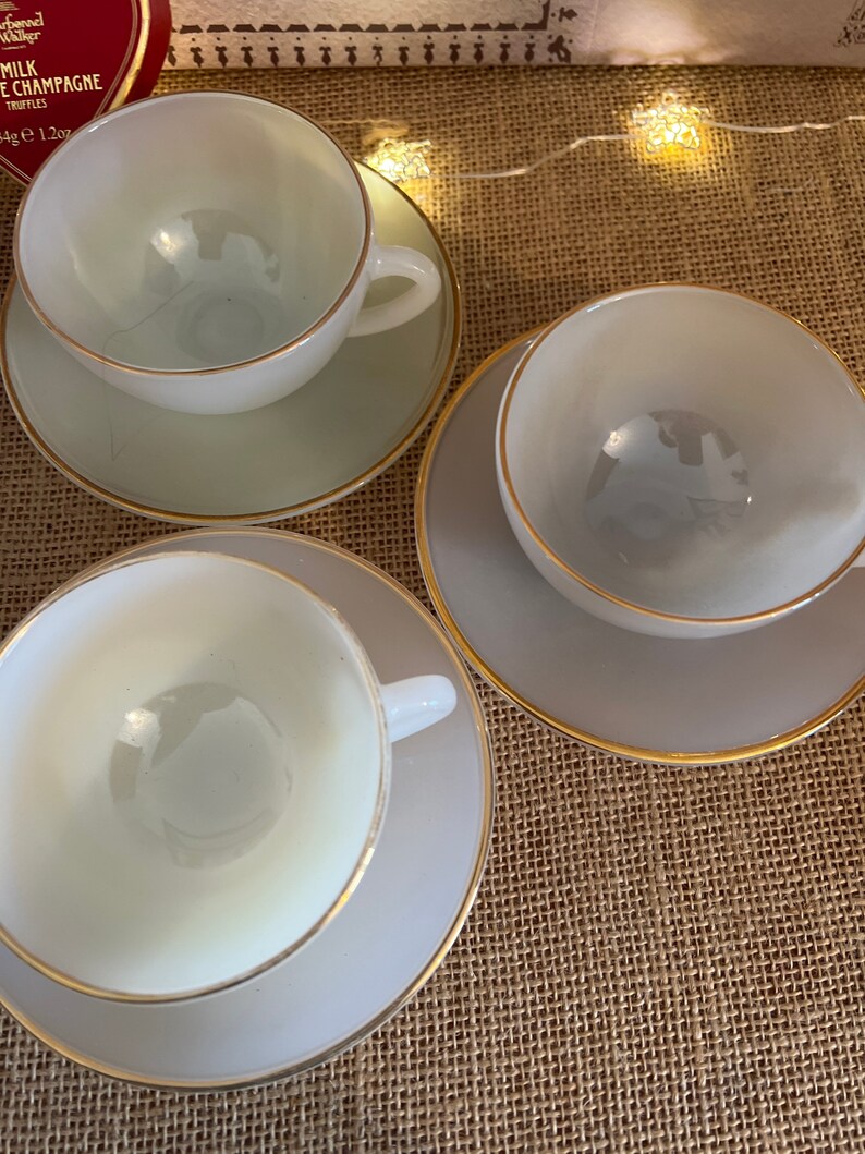 An Original 1950s Vintage Arcopal Harlequin Tea Set Comprising - Etsy