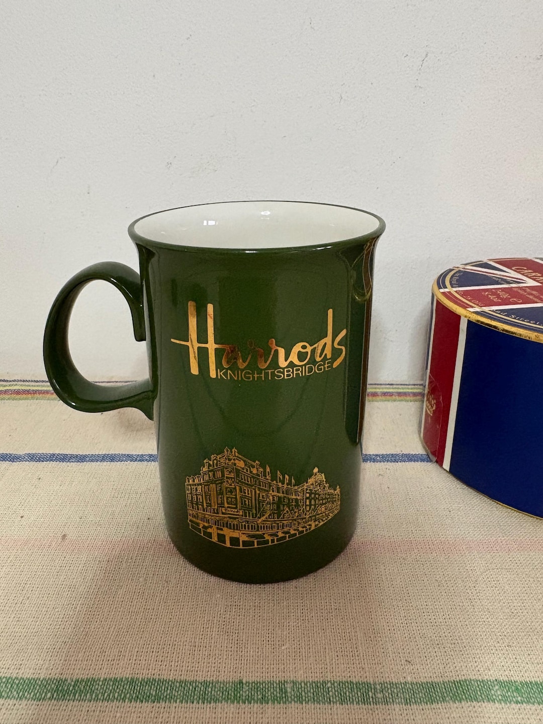 Beautiful Condition Harrods London Bottle Green Made in Scotland ...