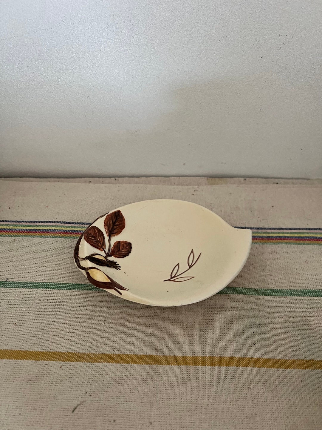 Carltonware Hazelnut Leaf Dish: Art Deco Trinket Dish, Australian ...