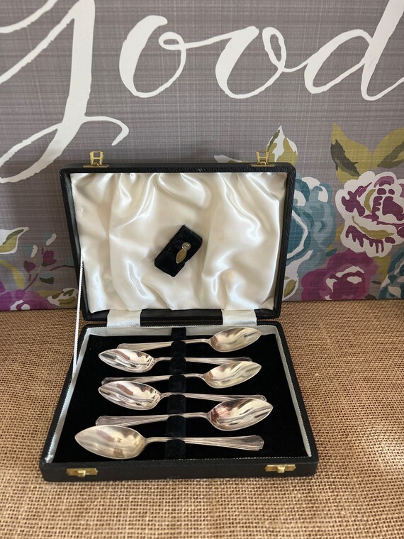 A Boxed Set of Six Unusual Design of Spoon With a Round Cup - Etsy