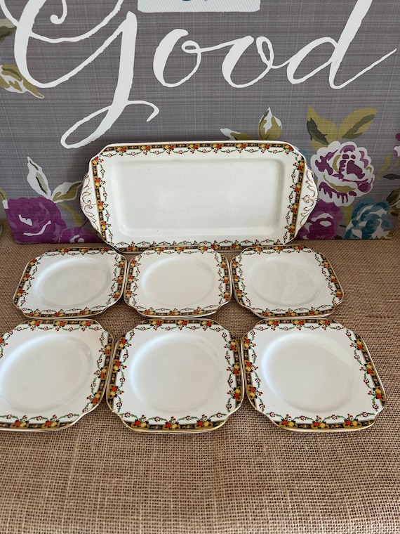 An Exquisite Bone China Gold Detailed Orange and Lemon and - Etsy
