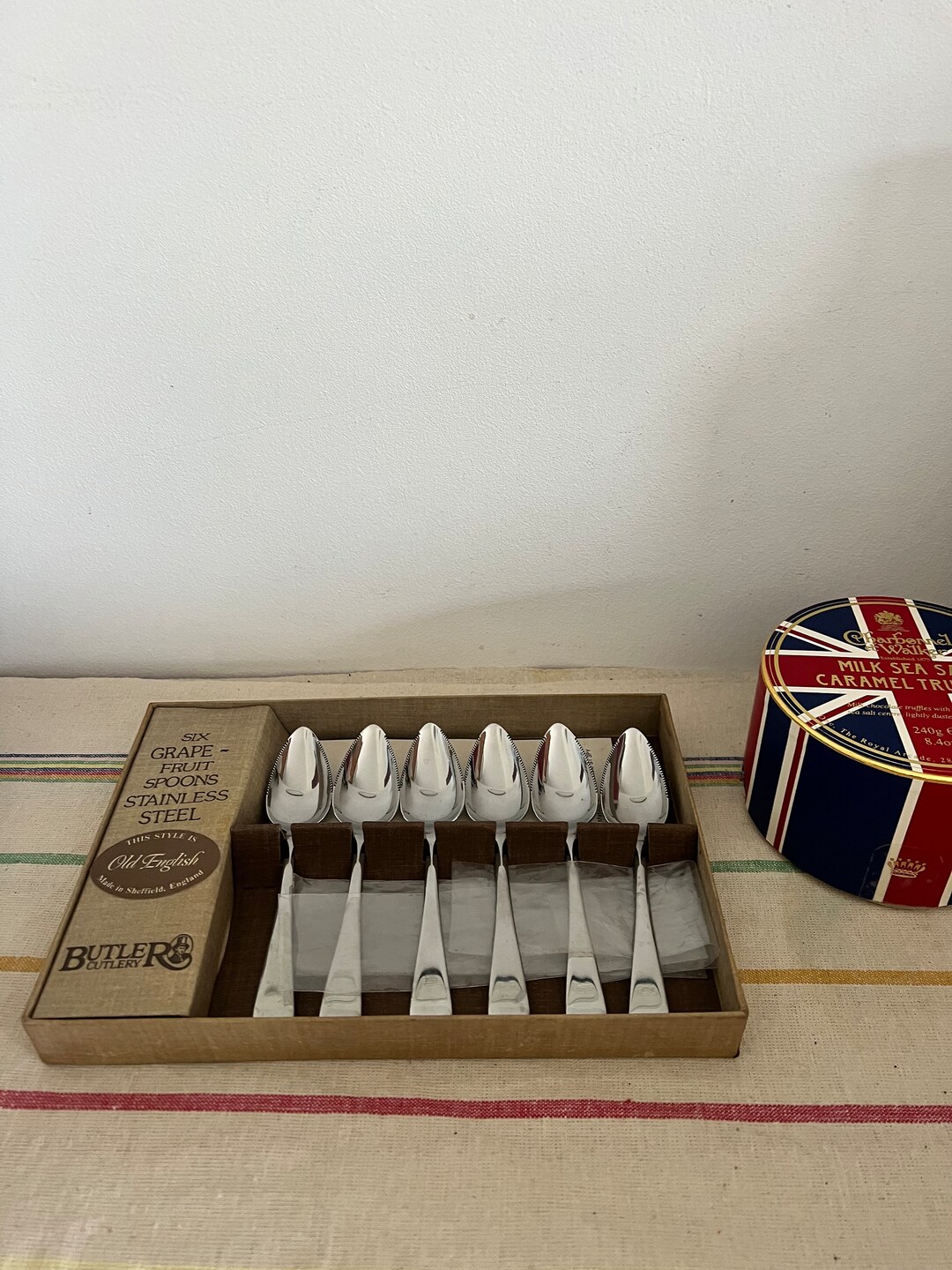 Butler Cutlery Old English Set of Six Original Boxed Stainless Steel ...