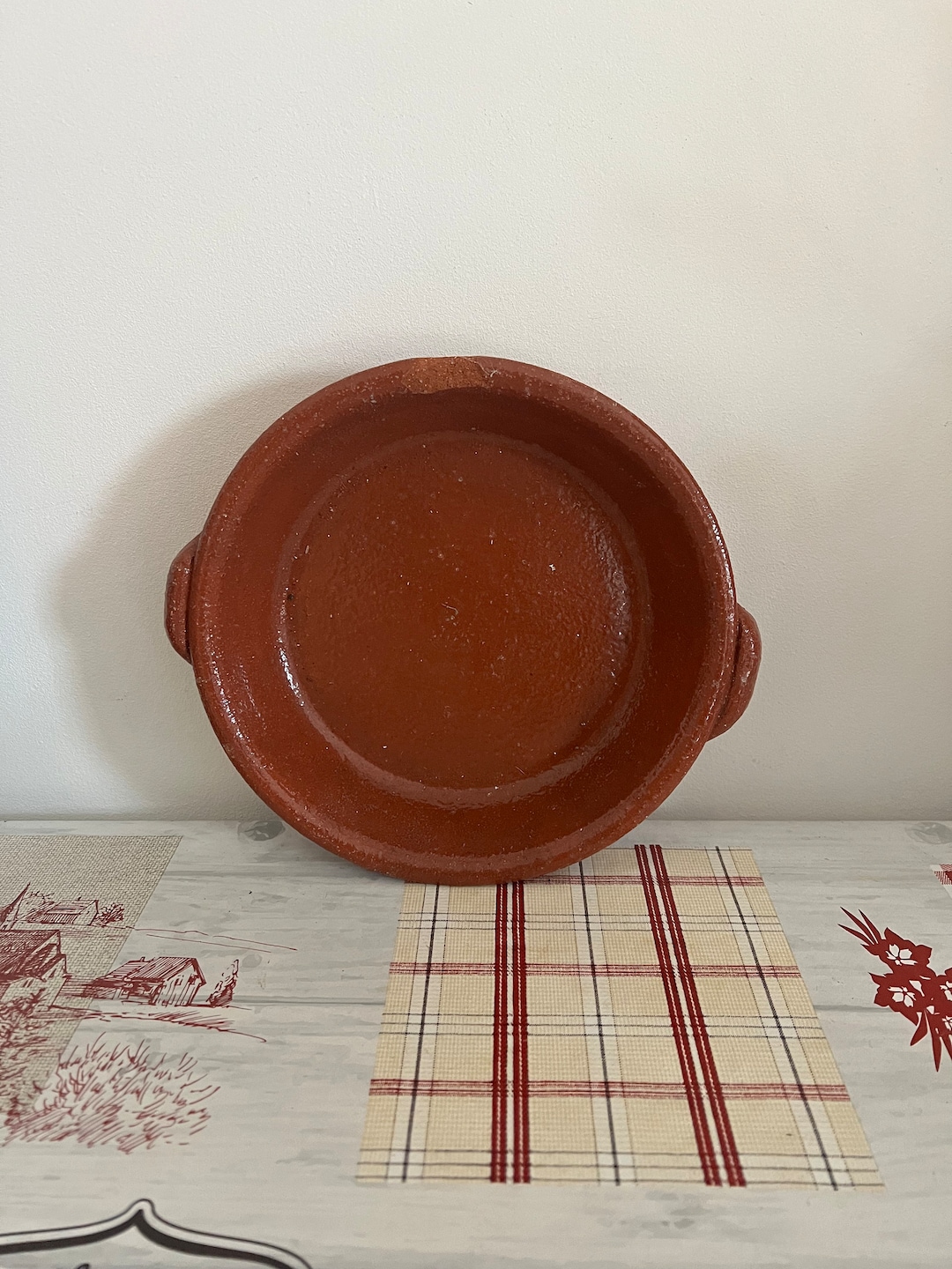 A Rustic Spanish Terracotta Tapas Dish With Handles Chipped - Etsy