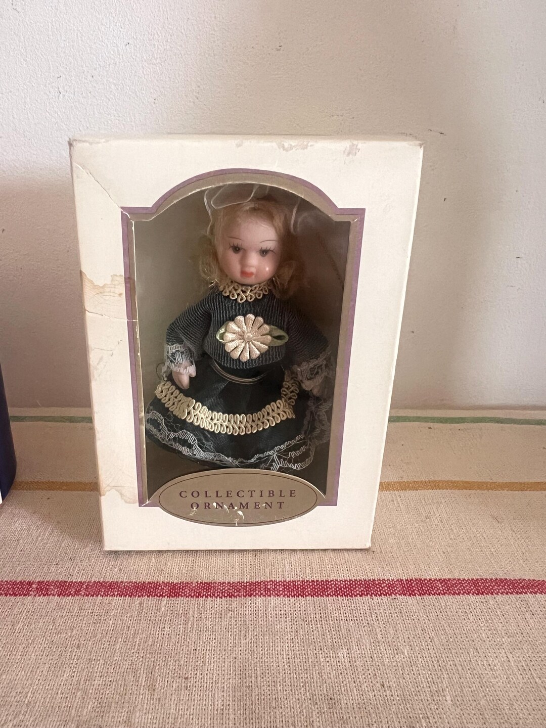 A Boxed Collectible Dolls Ornament - Etsy