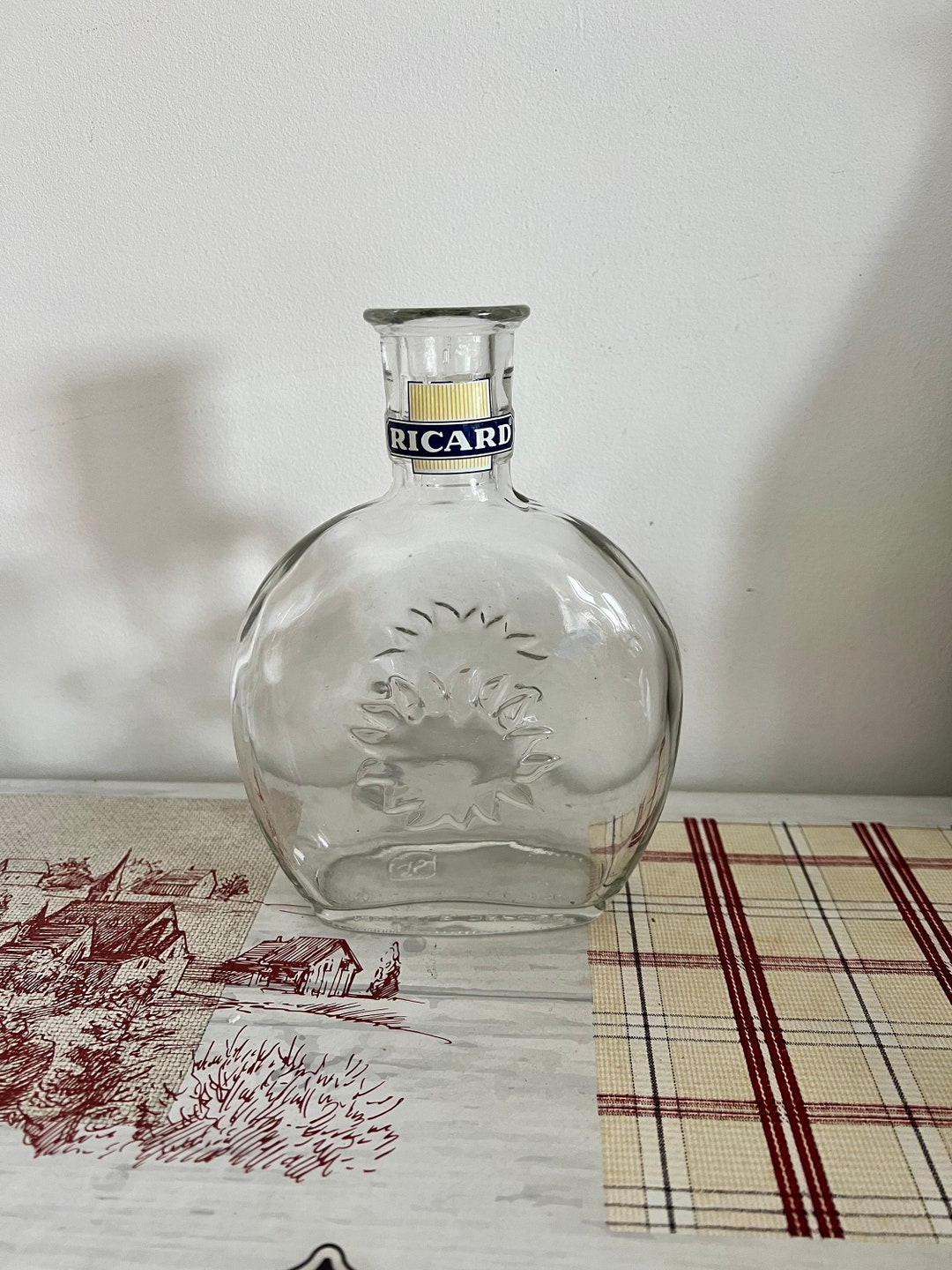A Rare Vintage French Ricard Water Carafe to Serve Water With Pastis ...