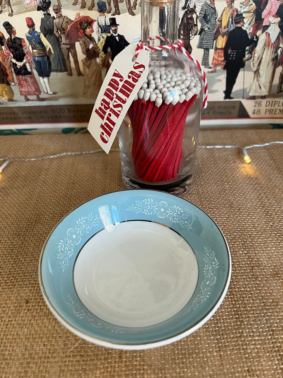 A Small Alfred Clough Satin W.H.G White and Duck Egg Blue - Etsy