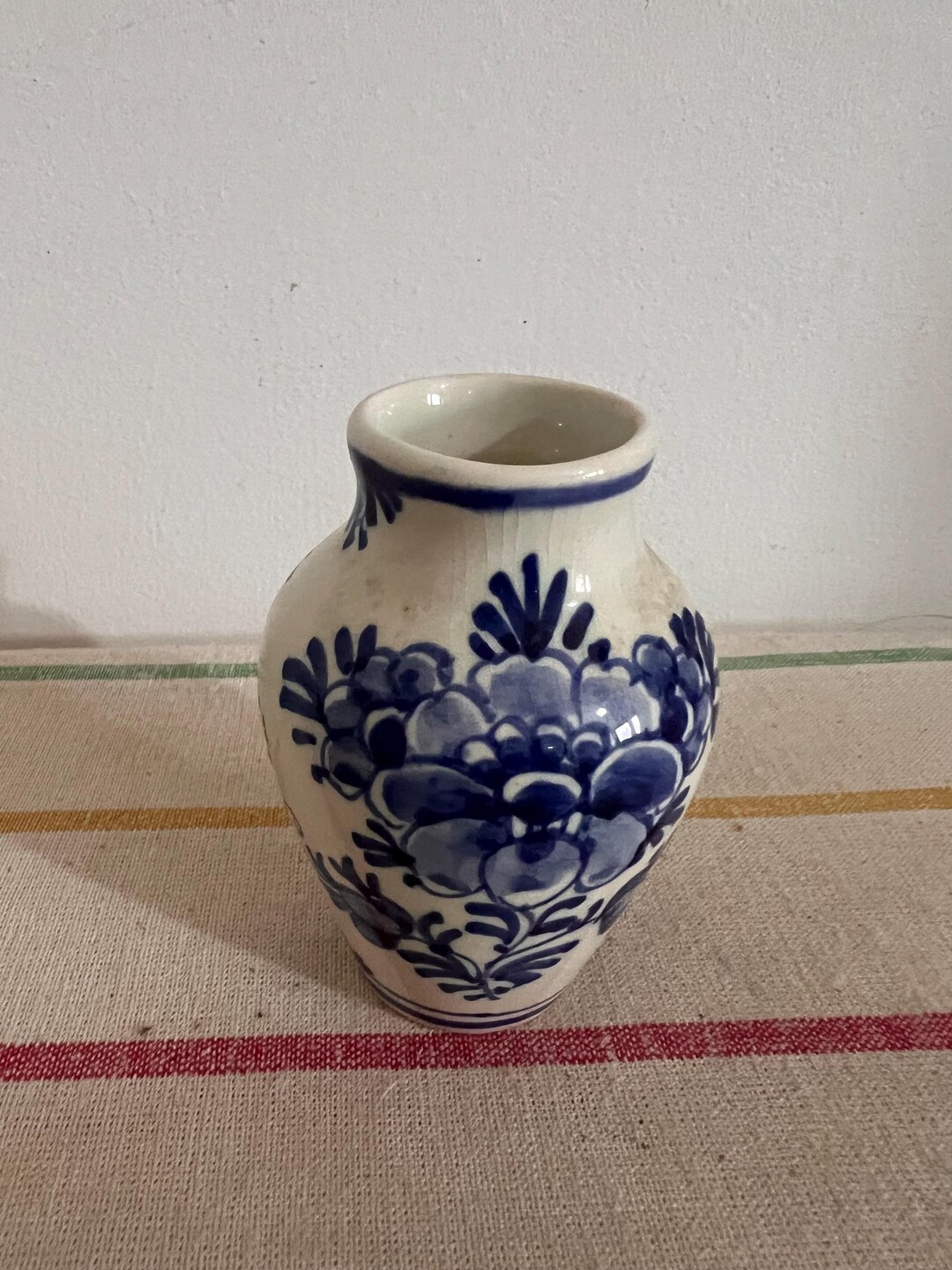 An Antique Delft Blue De Delfts Pauw Factory, the Delft Peacock Dutch ...