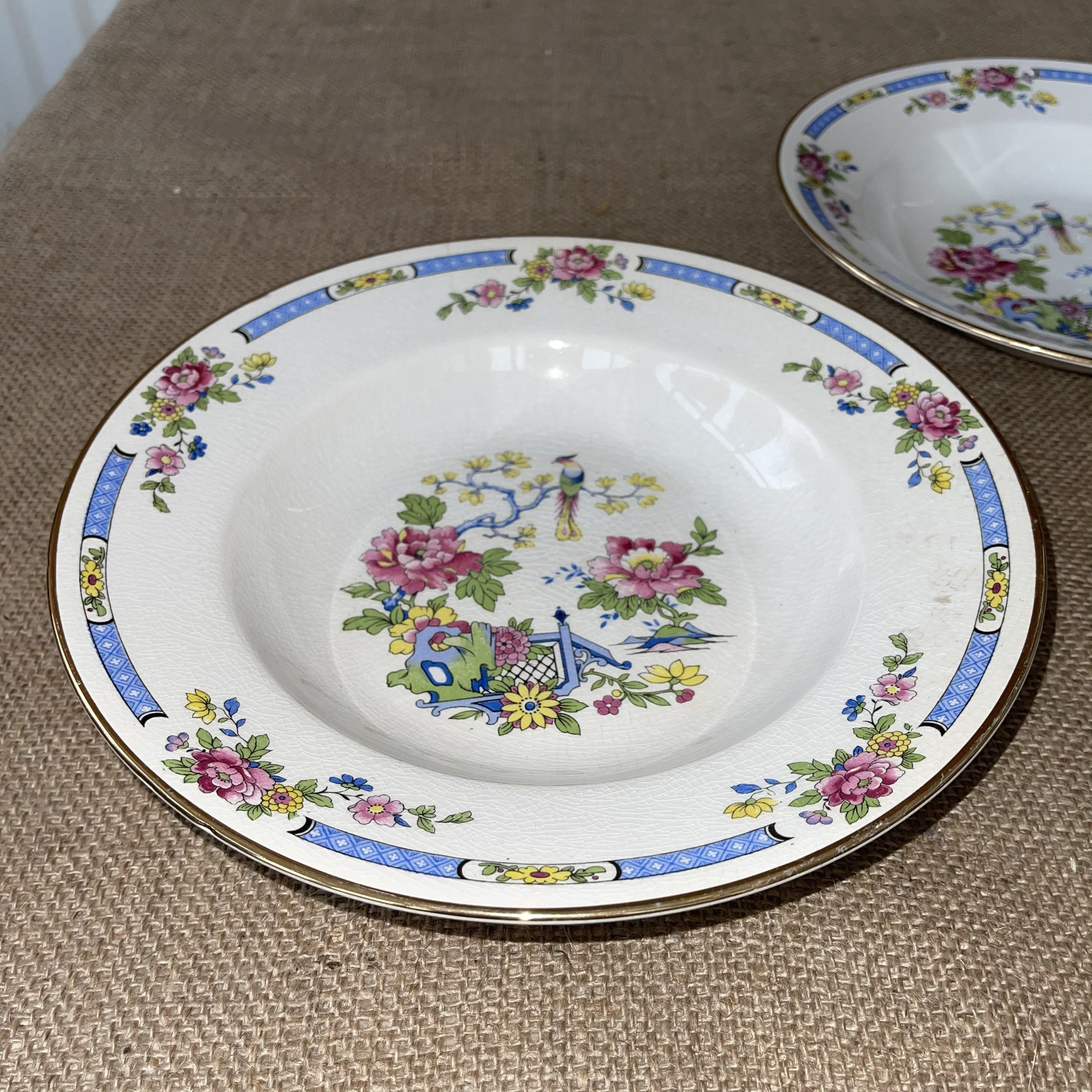 A beautiful pair of antique BCM Nelson Ware large bone china | Etsy