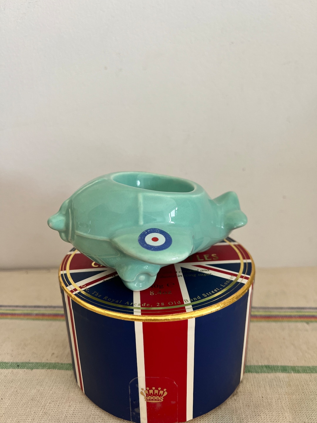 A Rare Vintage China Spitfire Model Duck Egg Blue Price Kensington ...