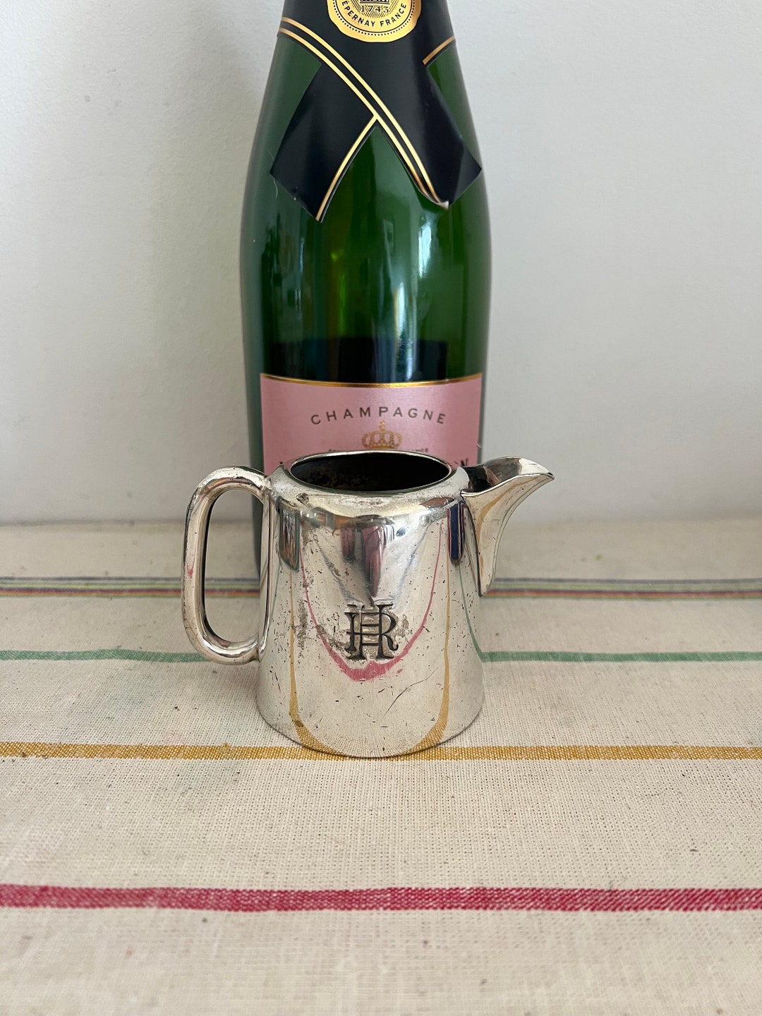 A Hard Soldered A1 EPNS Silver Plated Milk Jug Creamer Engraved - Etsy