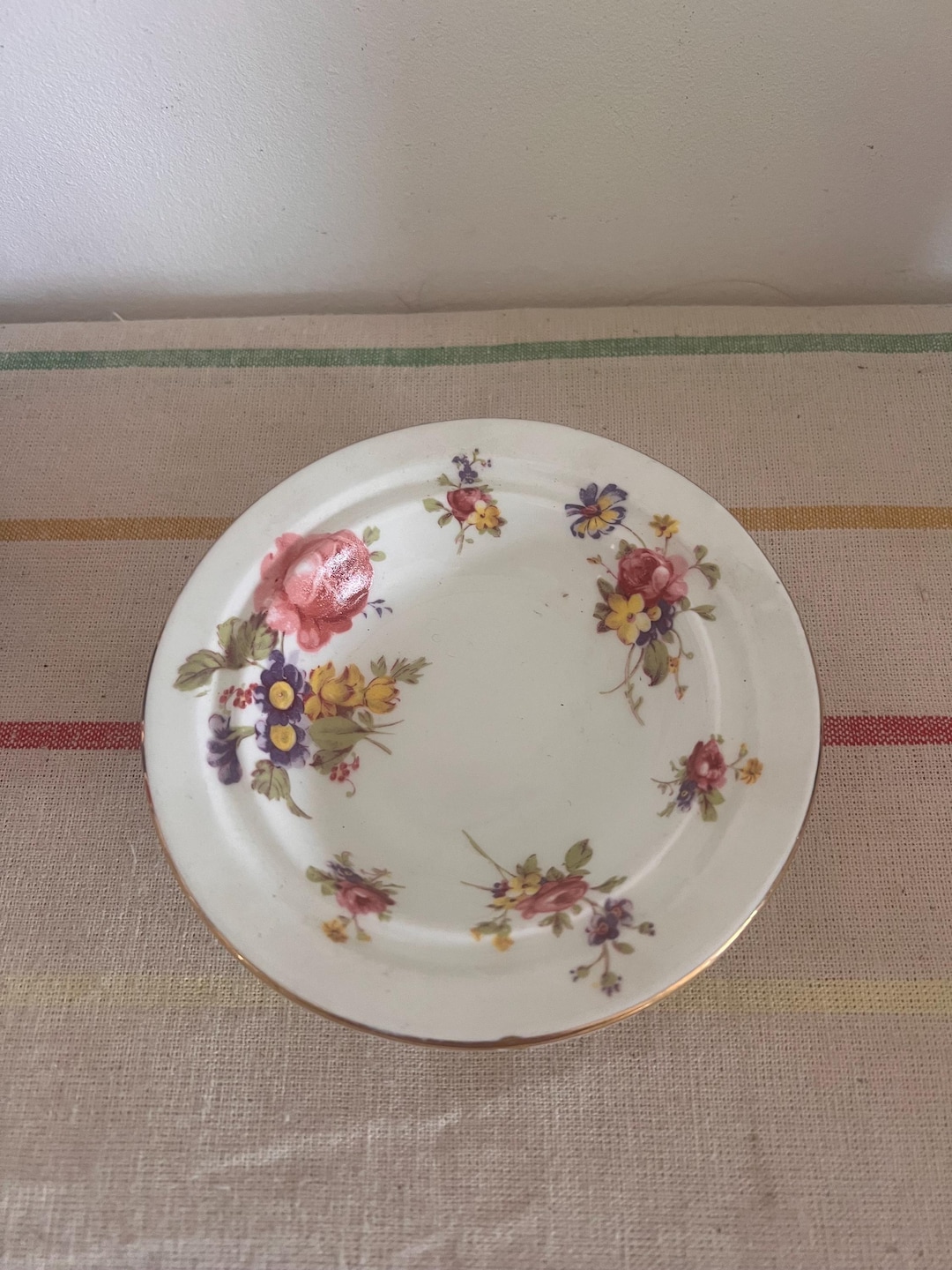 Vintage Hammersley & Co Fine Bone China Floral Round Dish - Etsy