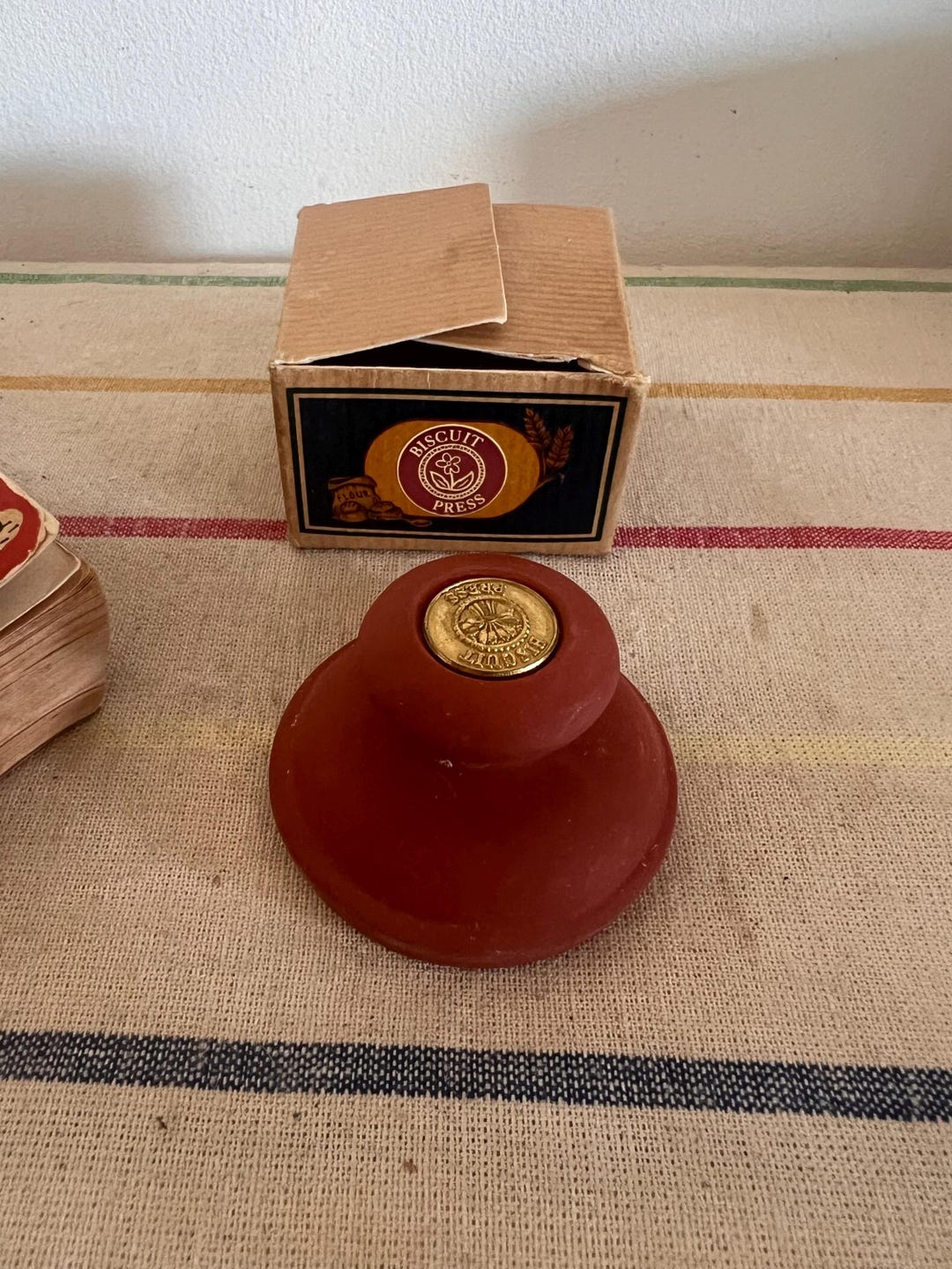 A Retro Collectible Unusual Stuart Houghton Terracotta Biscuit Press - Etsy