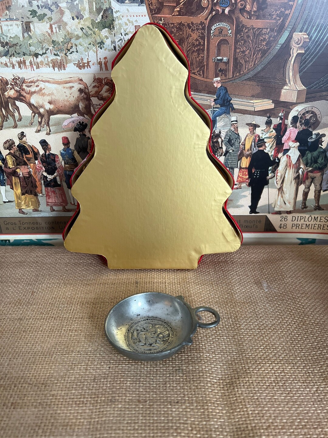 An French Vintage Sommelier Porringer Wine Tasting Cup - Eglise De Brou ...