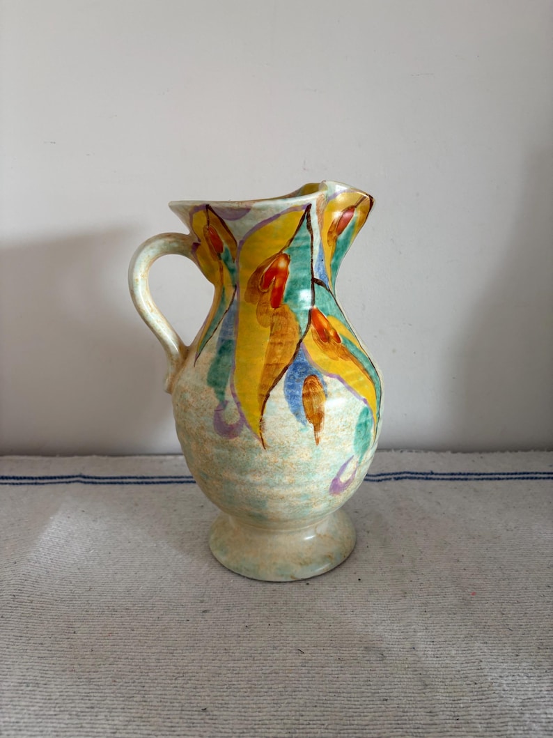 A Stunning Vibrant Coloured Example of a Hand Painted Art Deco Beswick ...